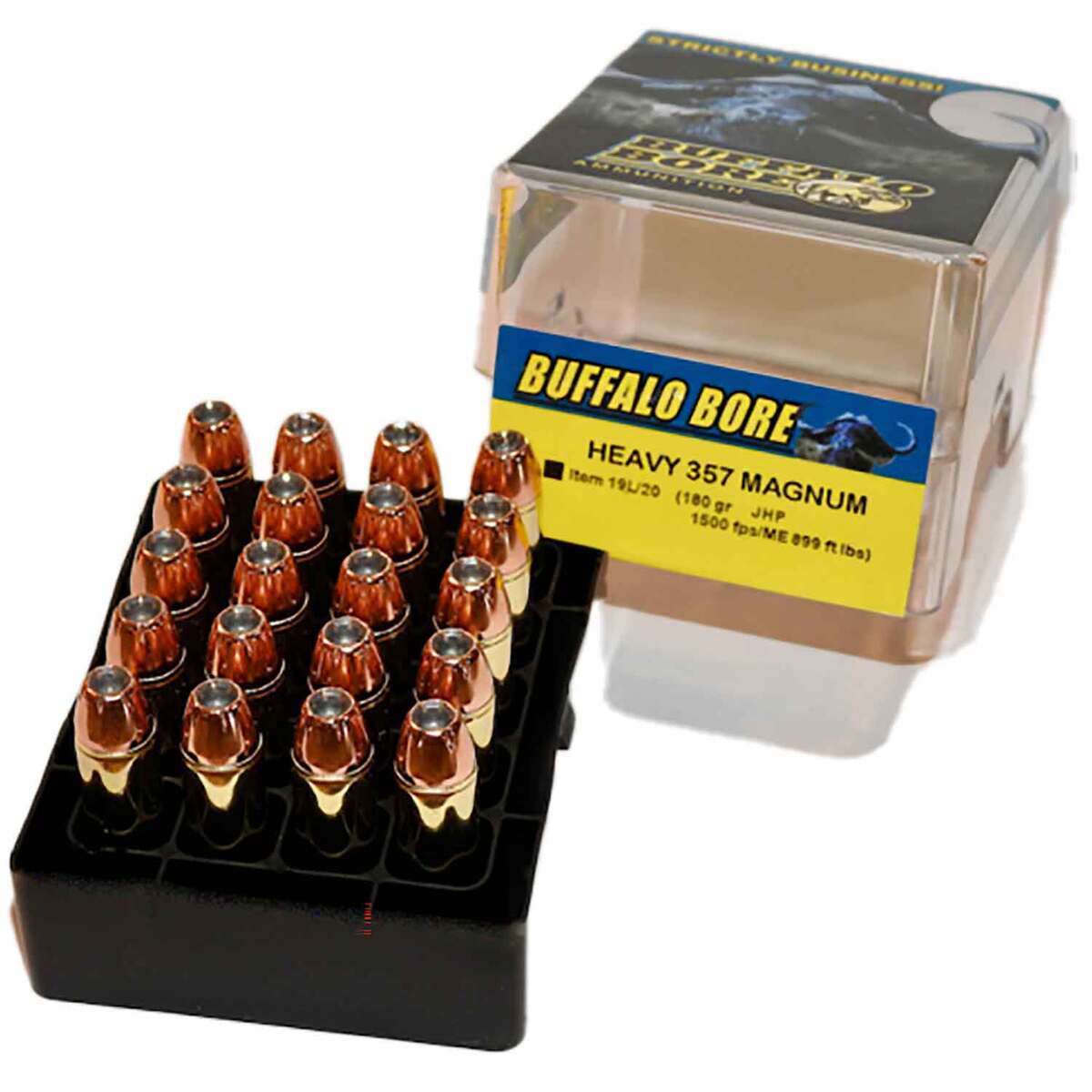 Buffalo Bore Heavy 357 Magnum Pistol 180gr Jhp Ammo 20 Rounds