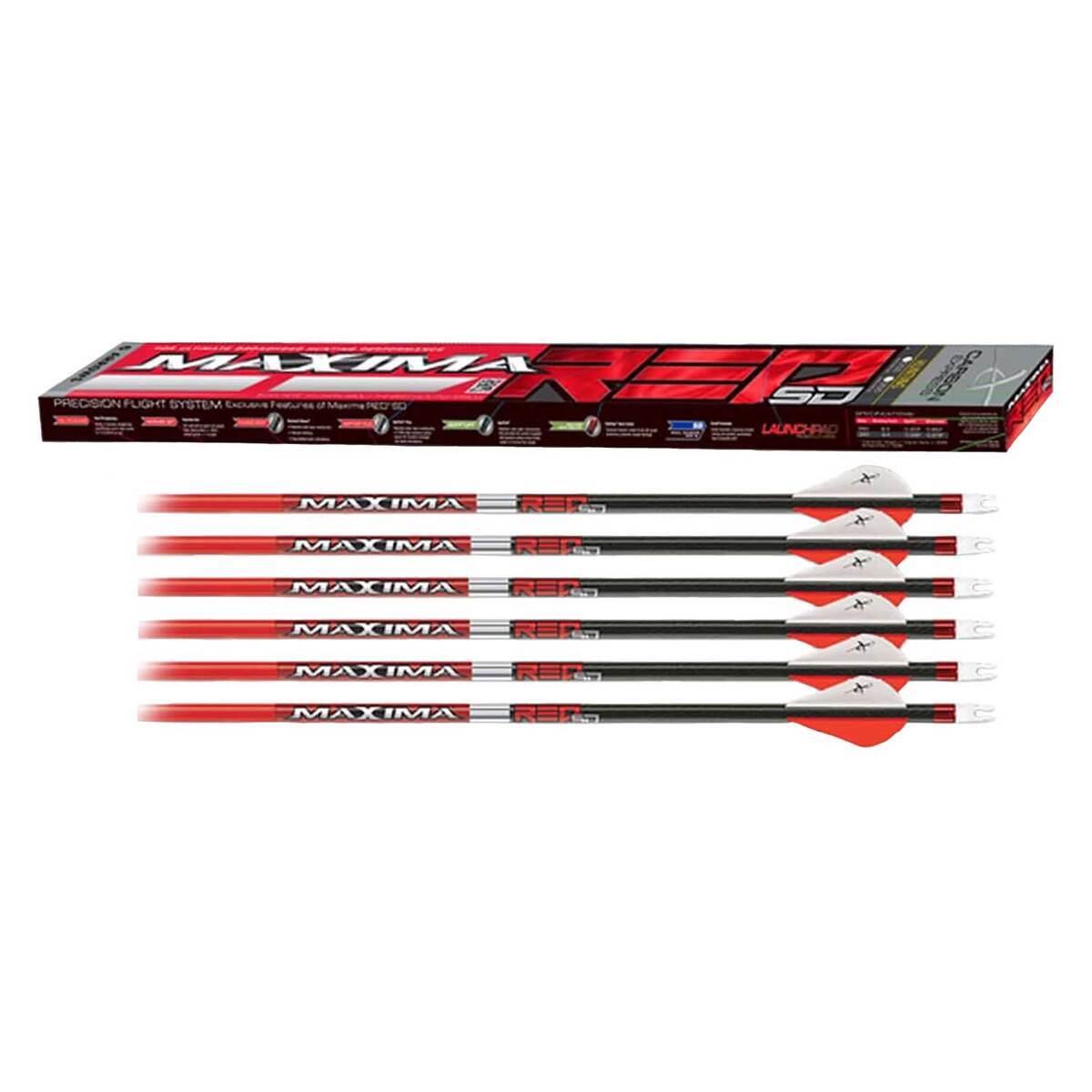 Carbon Express Maxima Red SD 250 spine Carbon Arrows - 6 pack ... Carbon Express Maxima Red SD 250 spine Carbon Arrows - 6 pack ...