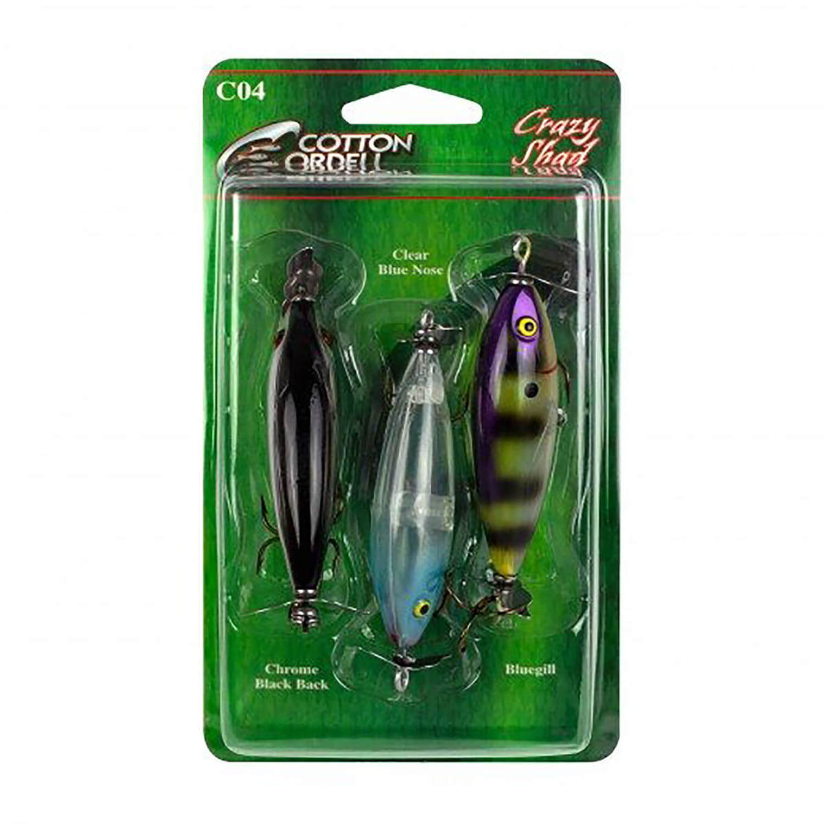 Cotton Cordell Crazy Shad Topwater Hard Bait Assortment 3pk Sportsmans Warehouse