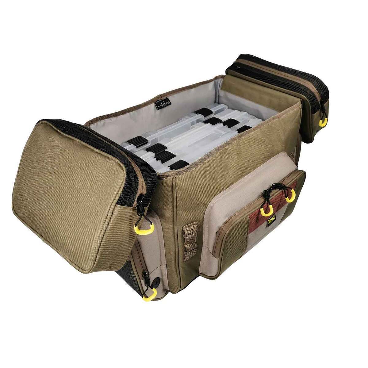 Flambeau Heritage Soft Tackle Bag - Brown/Beige/Red, Size 4007 ... Flambeau Heritage Soft Tackle Bag - Brown/Beige/Red, Size 4007 ...