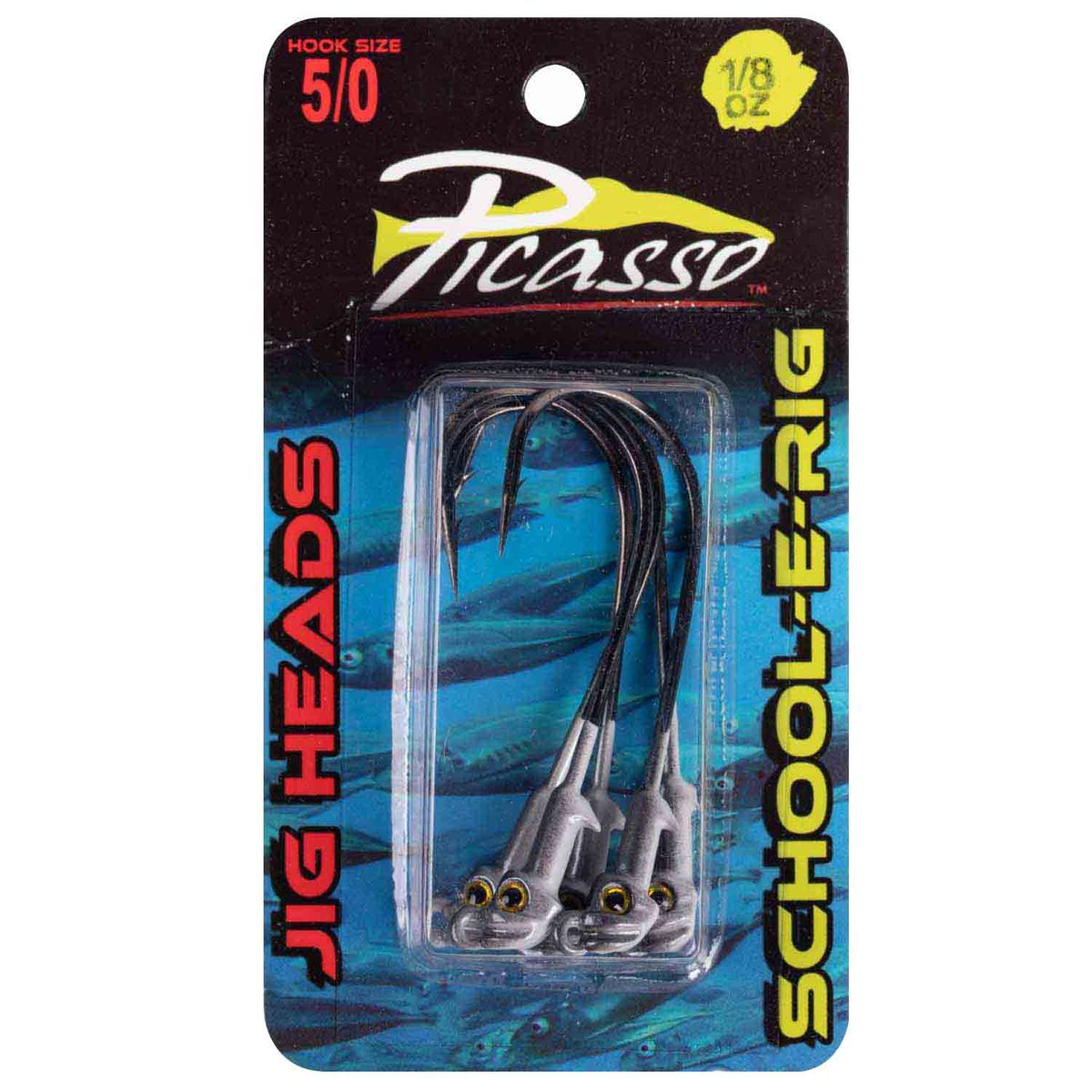 Picasso Lures Smart Mouth Dummy Head Specialty Jig Head Shad 18oz