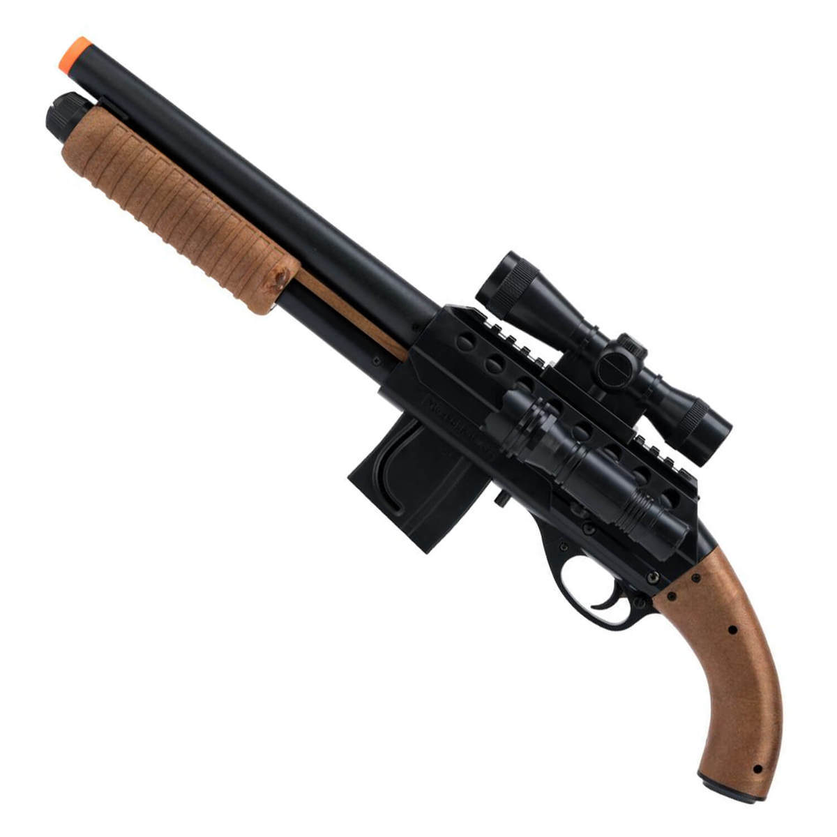 Soft Air Mossberg M500 Air Shotgun Black Faux Wood Sportsmans